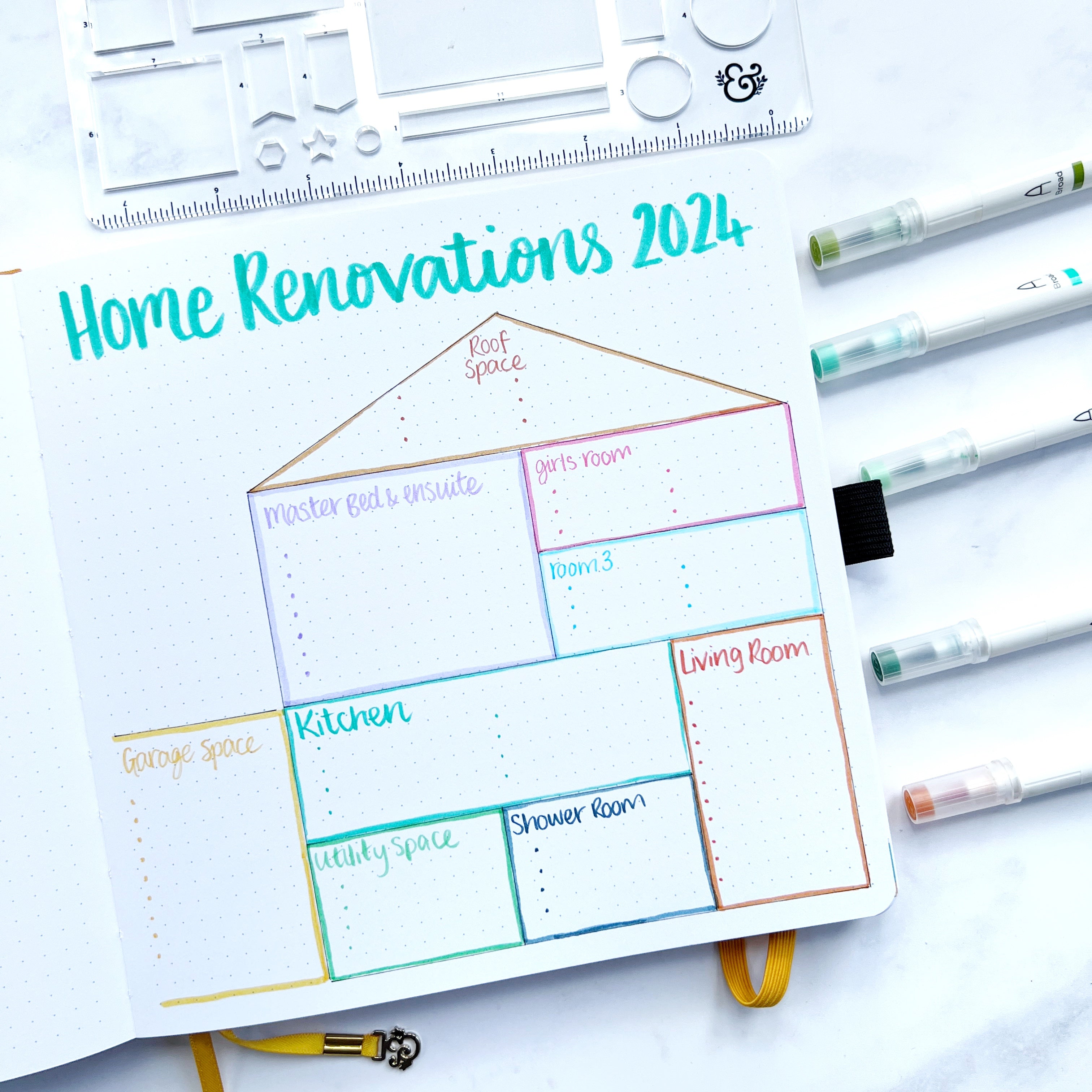 Using Your Journal To Help Plan Home Improvements | Archer and Olive