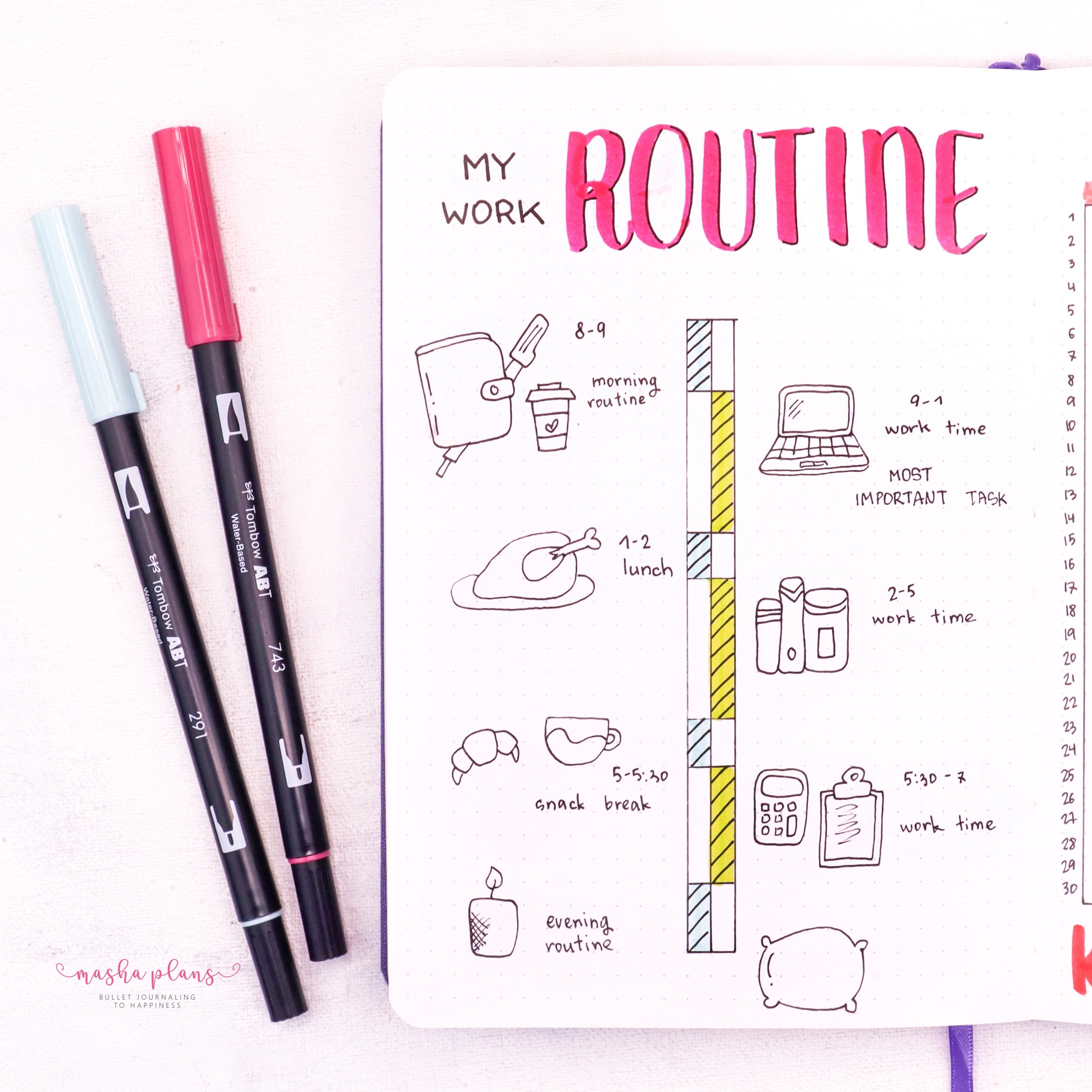 5 Bullet Journal Pages To Help You Work From Home Archer And Olive 5 Bullet Journal Pages To Help You Work From Home Archer And Olive