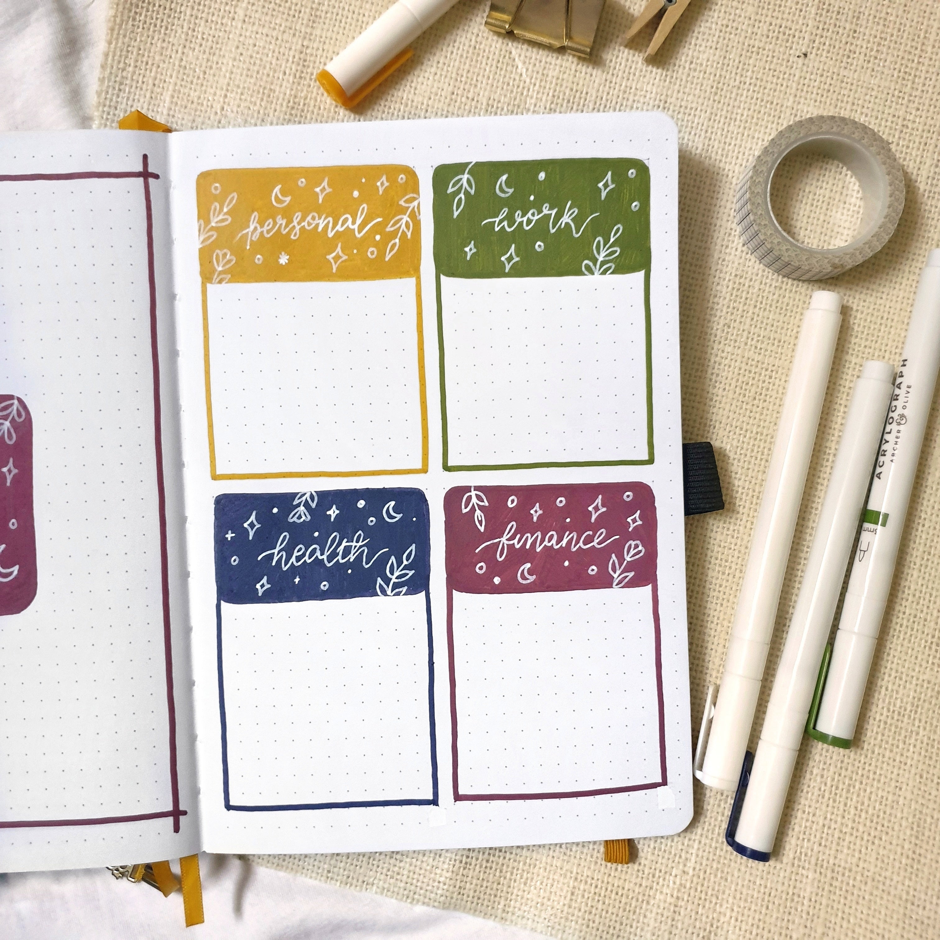 Set New Year Goals In Your Bullet Journal | Archer and Olive
