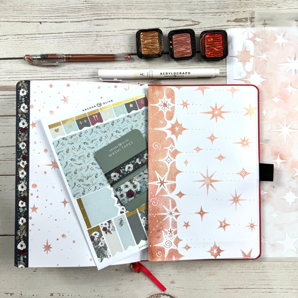 7 Ways to Use Stencils to Decorate Your Journals – Archer and Olive