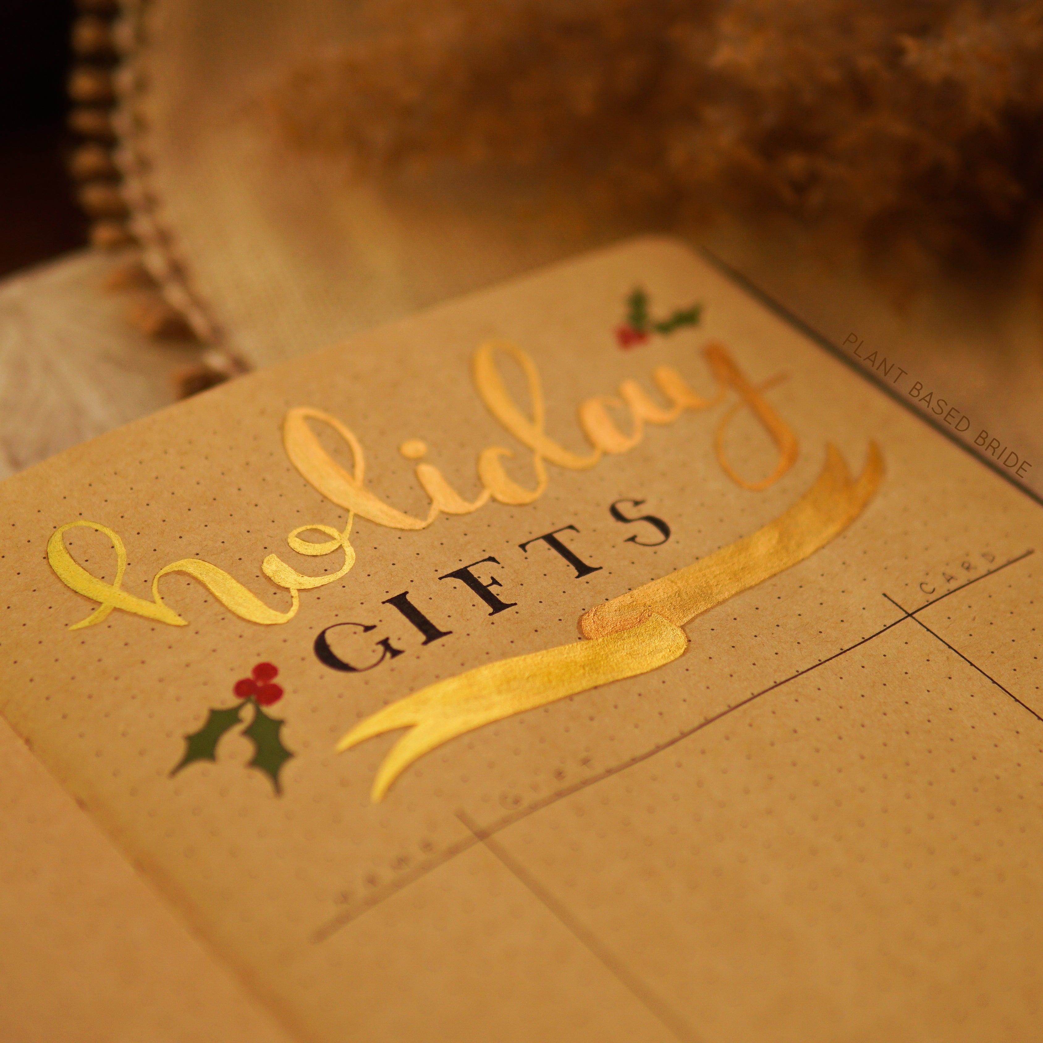 Holiday Gift Tracker Spread + Steps to making it look amazing! – Archer ...