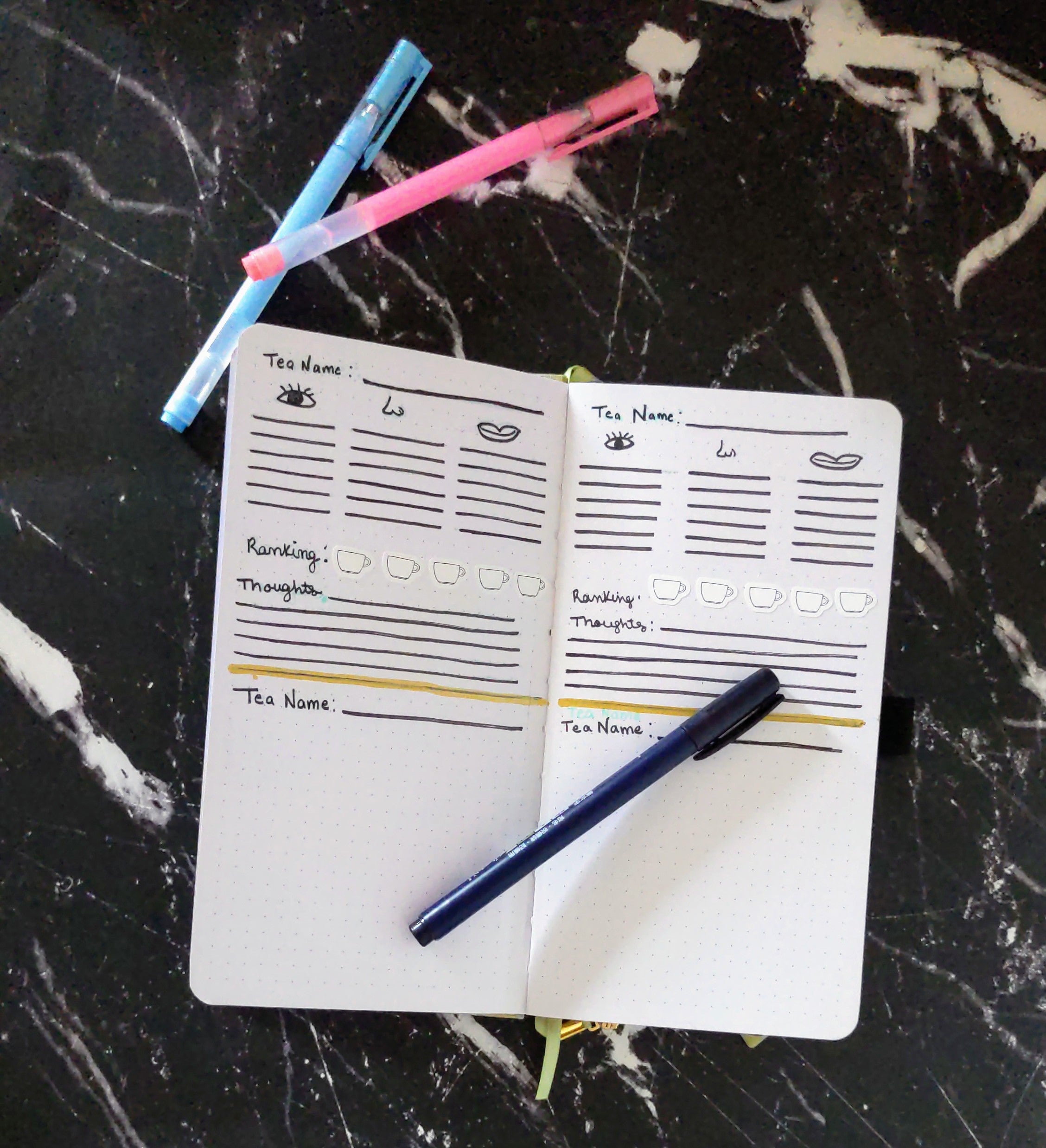 How To Set Up A Drink Tasting Journal | Track Your Favorite Tea, Coffe ...