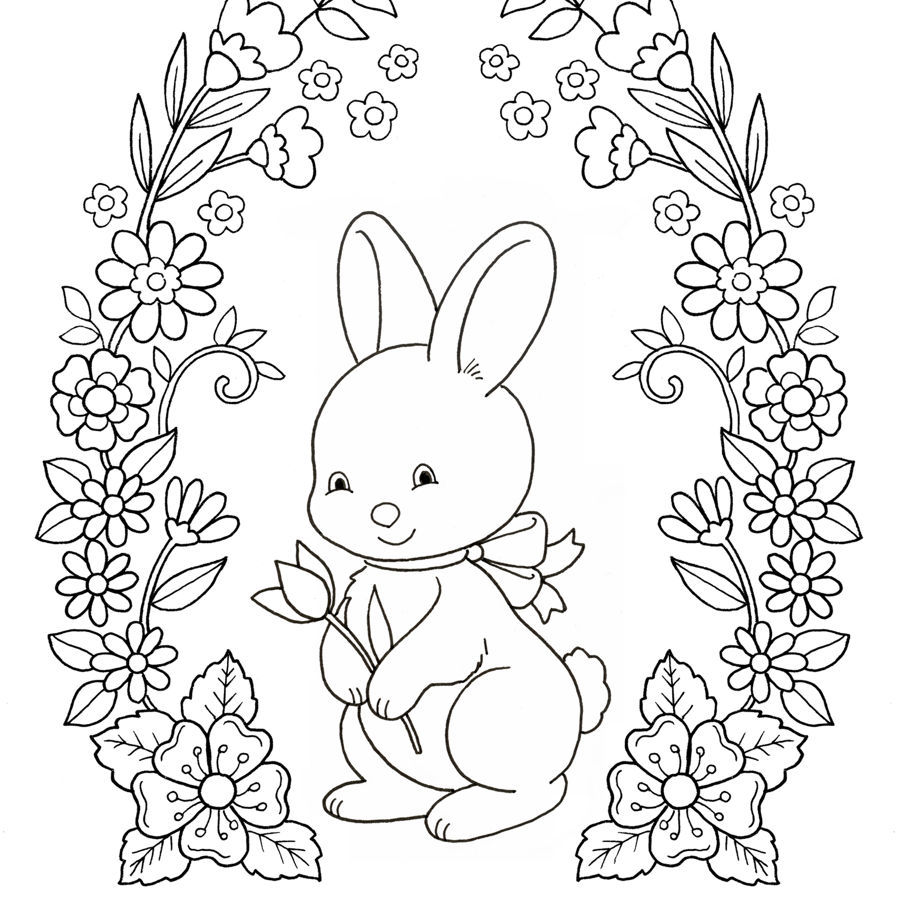 How To Draw An Easter Bunny - Easy Step by Step Tutorial – Archer and Olive