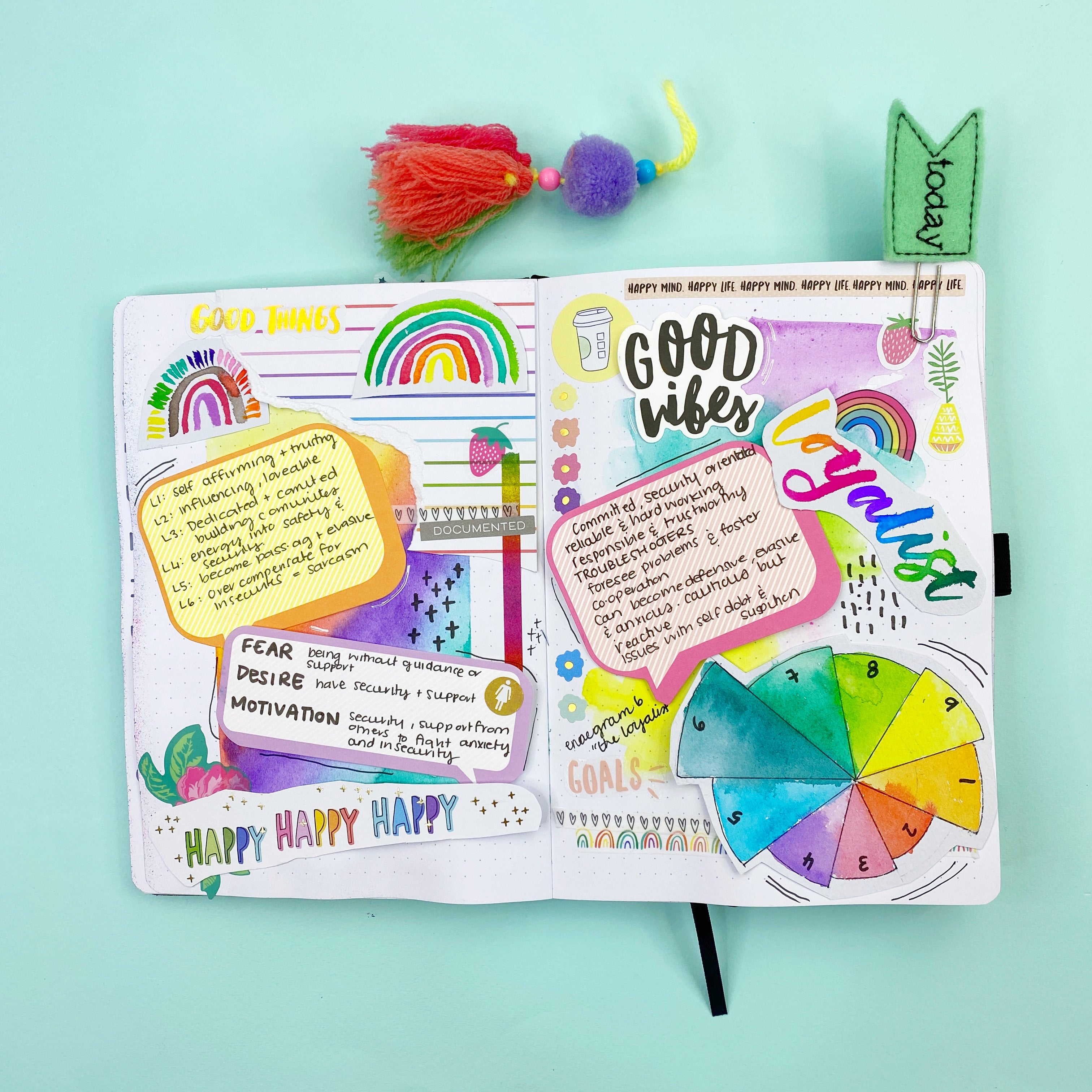 Highlighting your Personality Type in your Bullet Journal - 3 Different ...