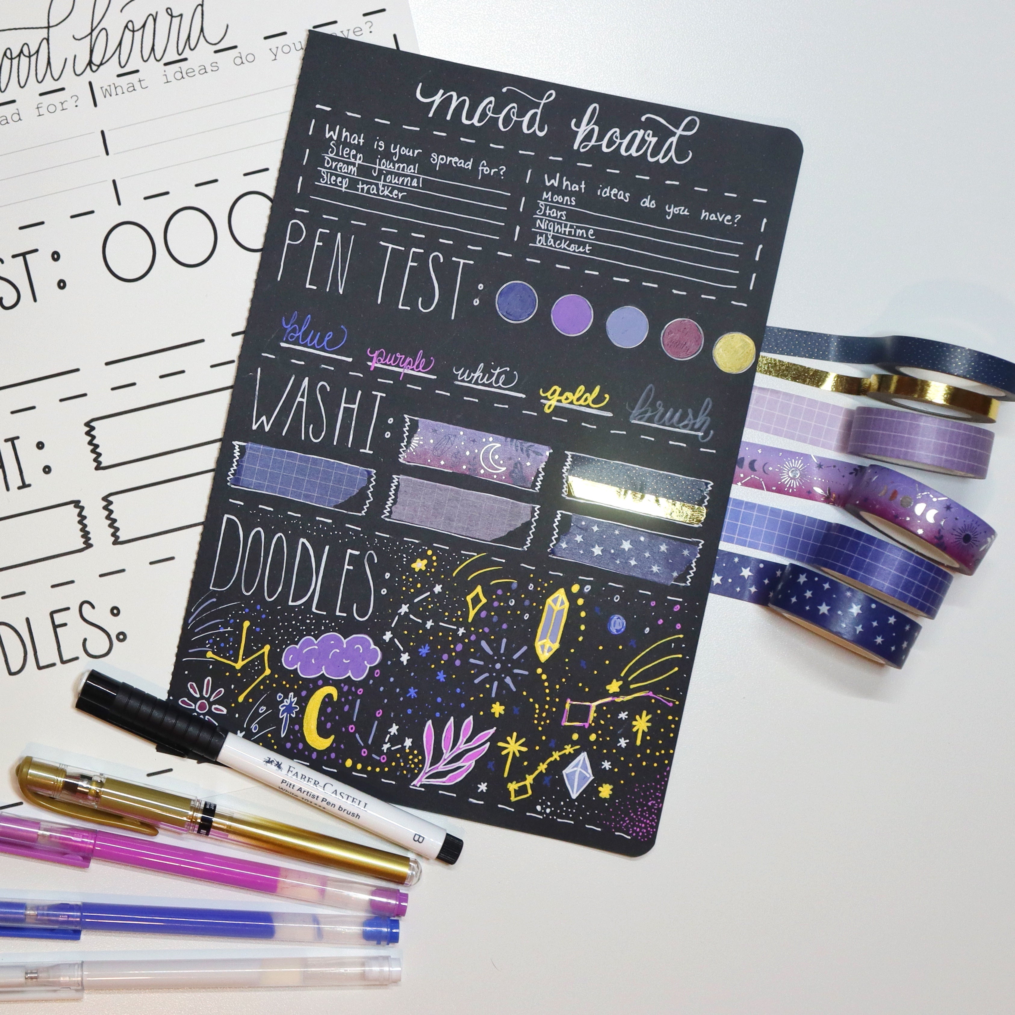 Using A Mood Board To Plan Your Next Bullet Journal Theme | Archer and ...