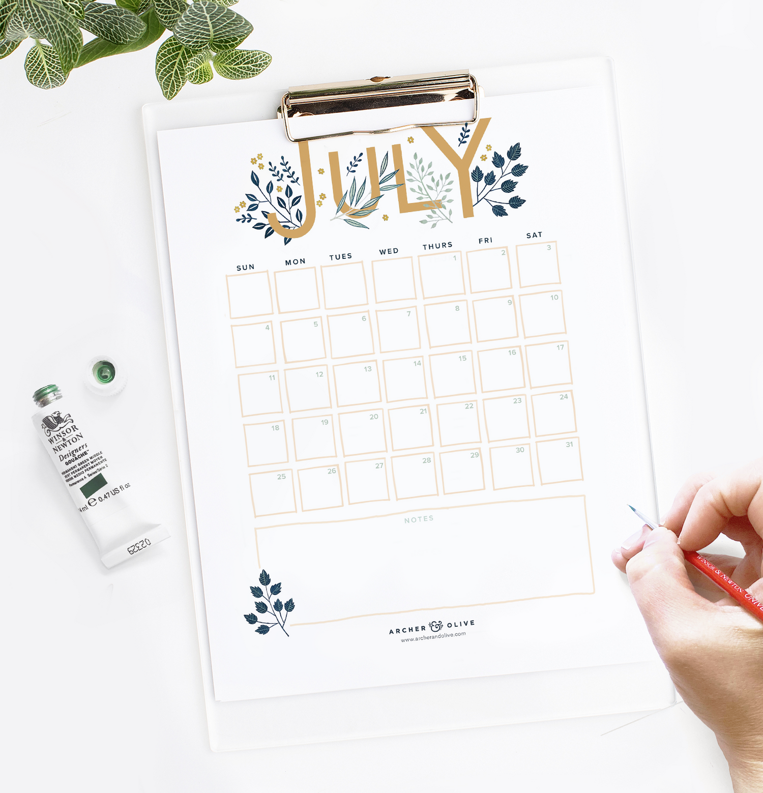 Inspiration For Your July Bullet Journal - With FREE Calendar Printabl ...