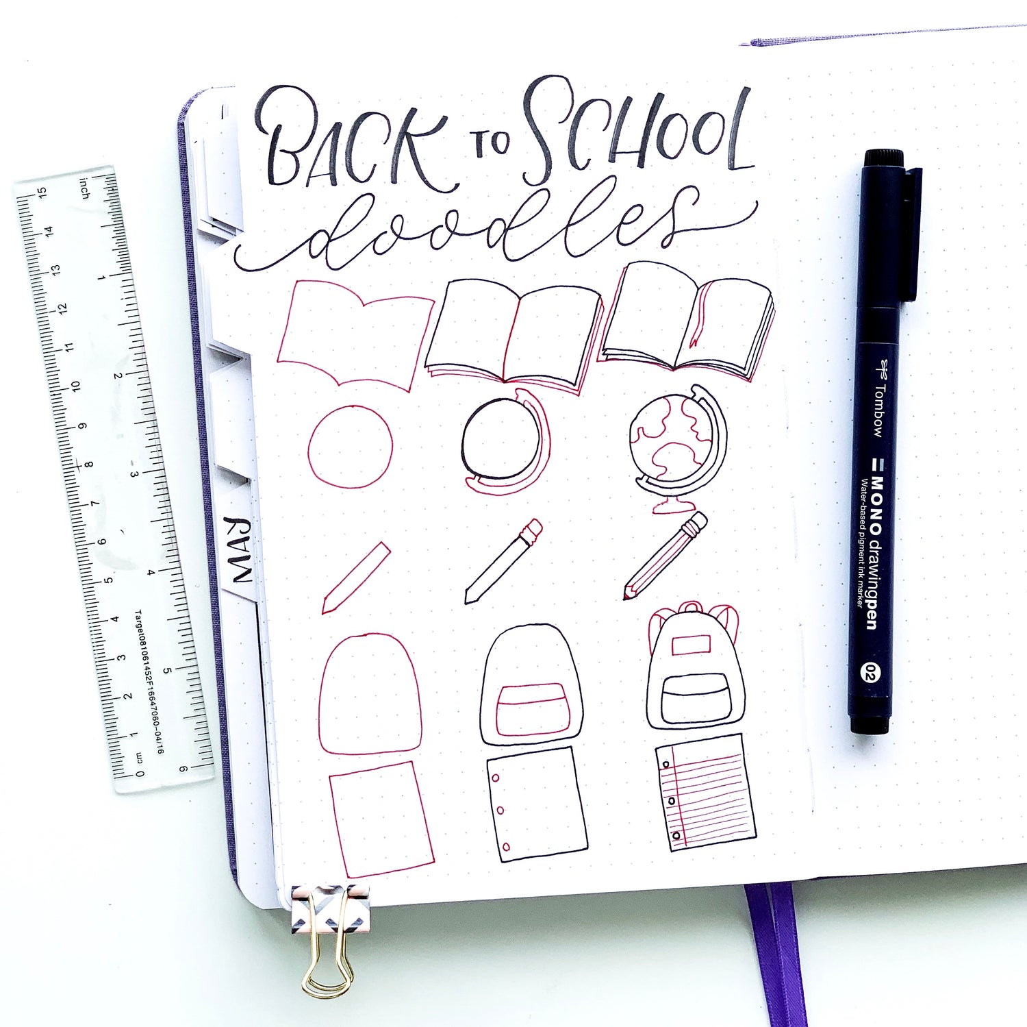 Back-to-School Doodles Tutorial – Archer and Olive
