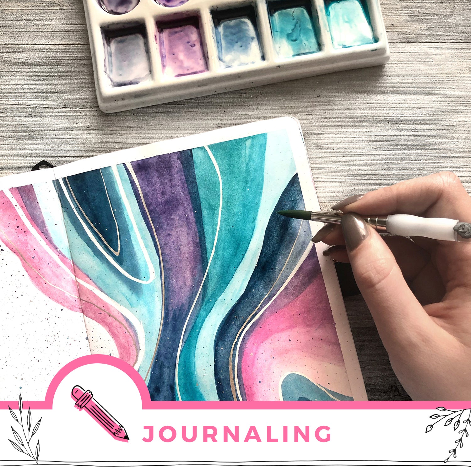 Six Tips For Using Watercolour In Your Journal – Archer and Olive