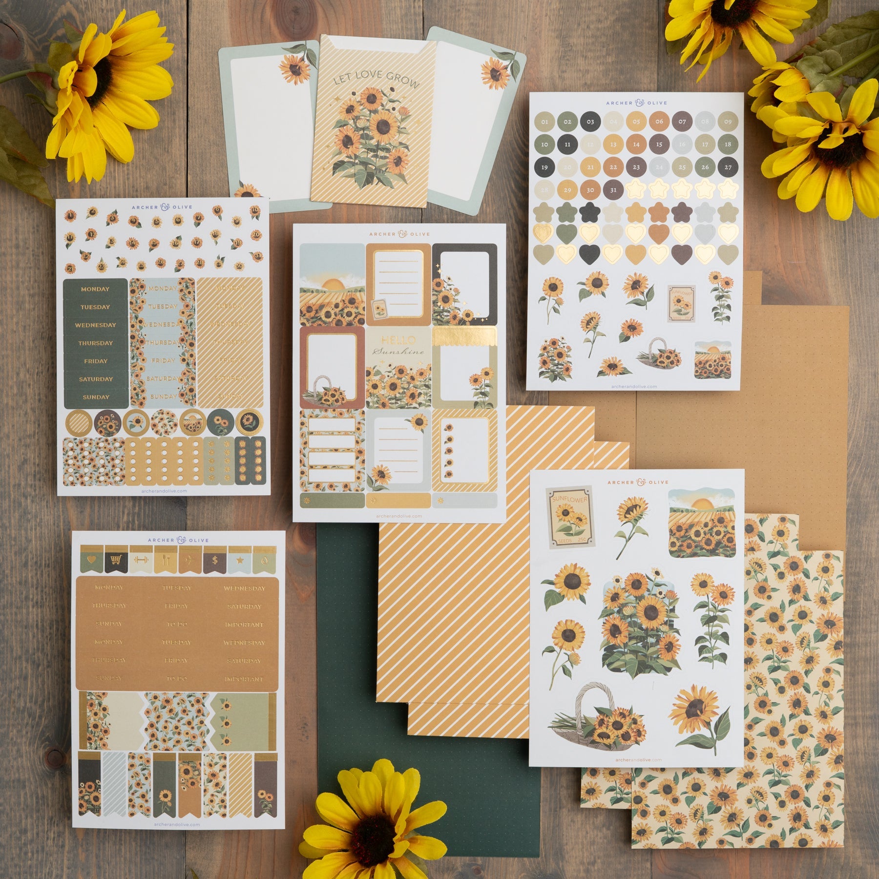 Themed Planning Kits – Archer and Olive