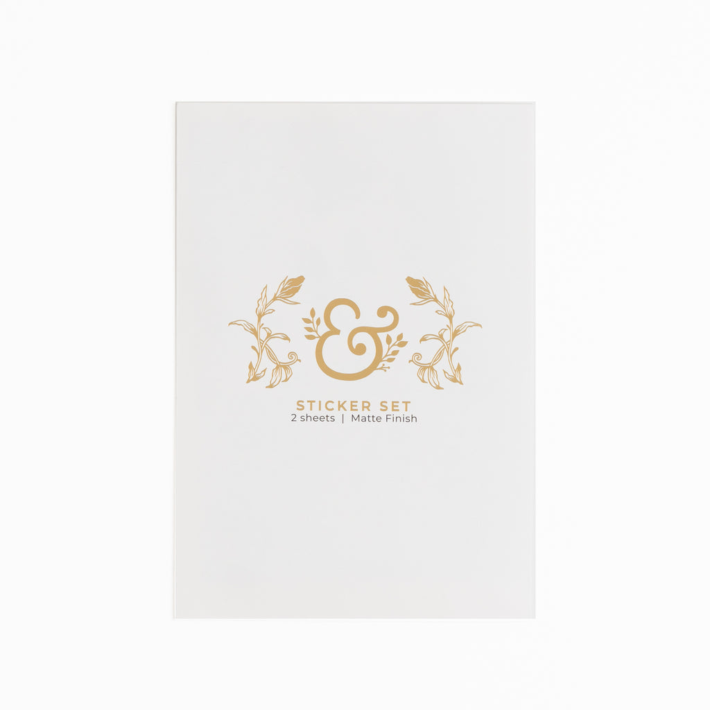 Antique Floral Sticker Set | Archer and Olive