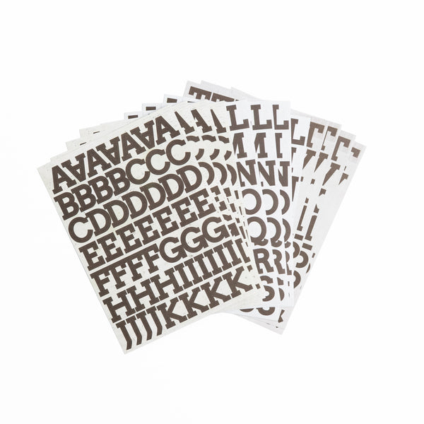Bonnies Fave Letter Stickers | Archer and Olive