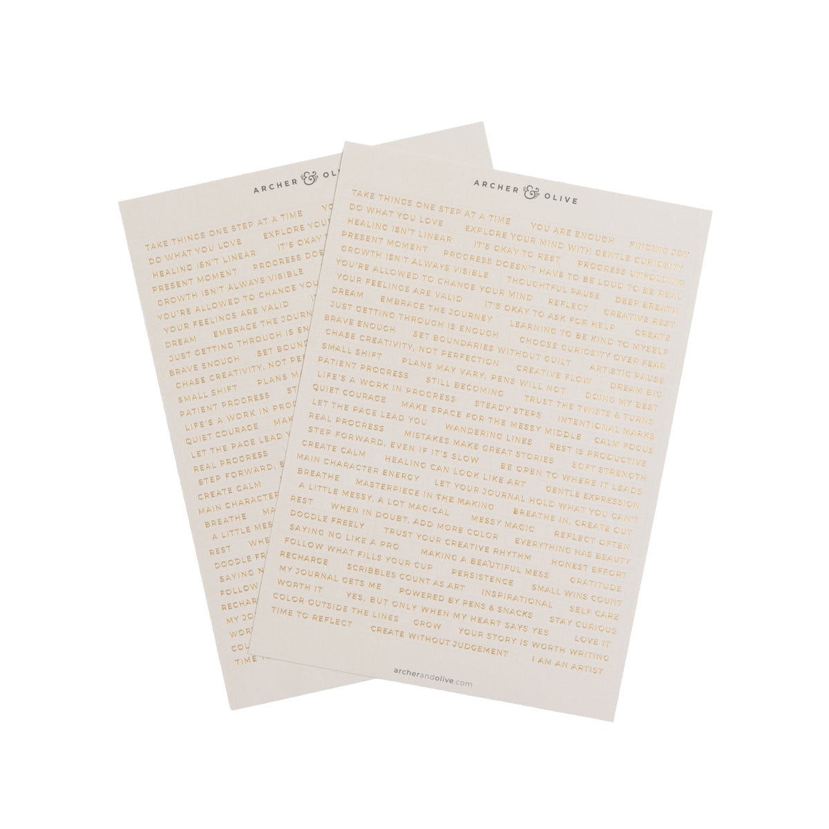 Stickers – Archer and Olive