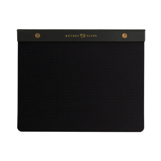 A5 Dot Grid Notepad: Black – Archer and Olive