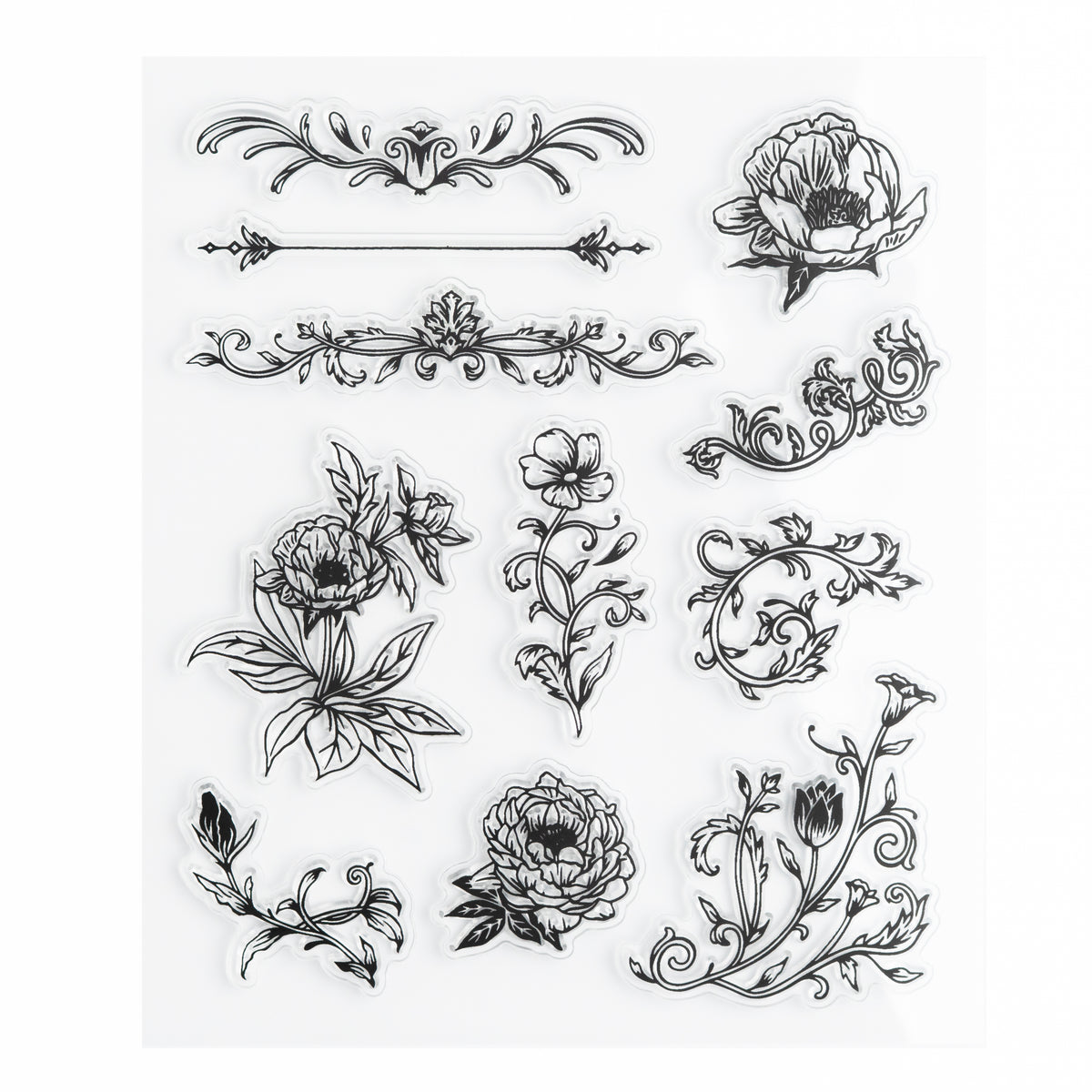 Acrylic Stamp Set – Archer and Olive