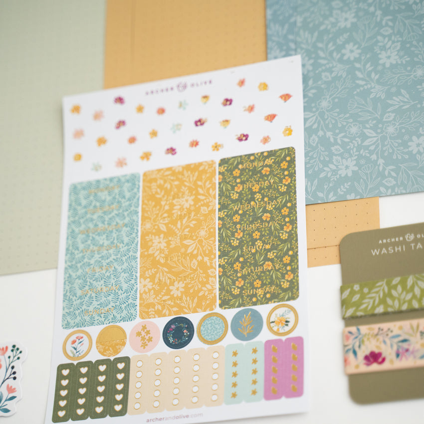 Signature Floral Everyday Theme Kit – Archer and Olive