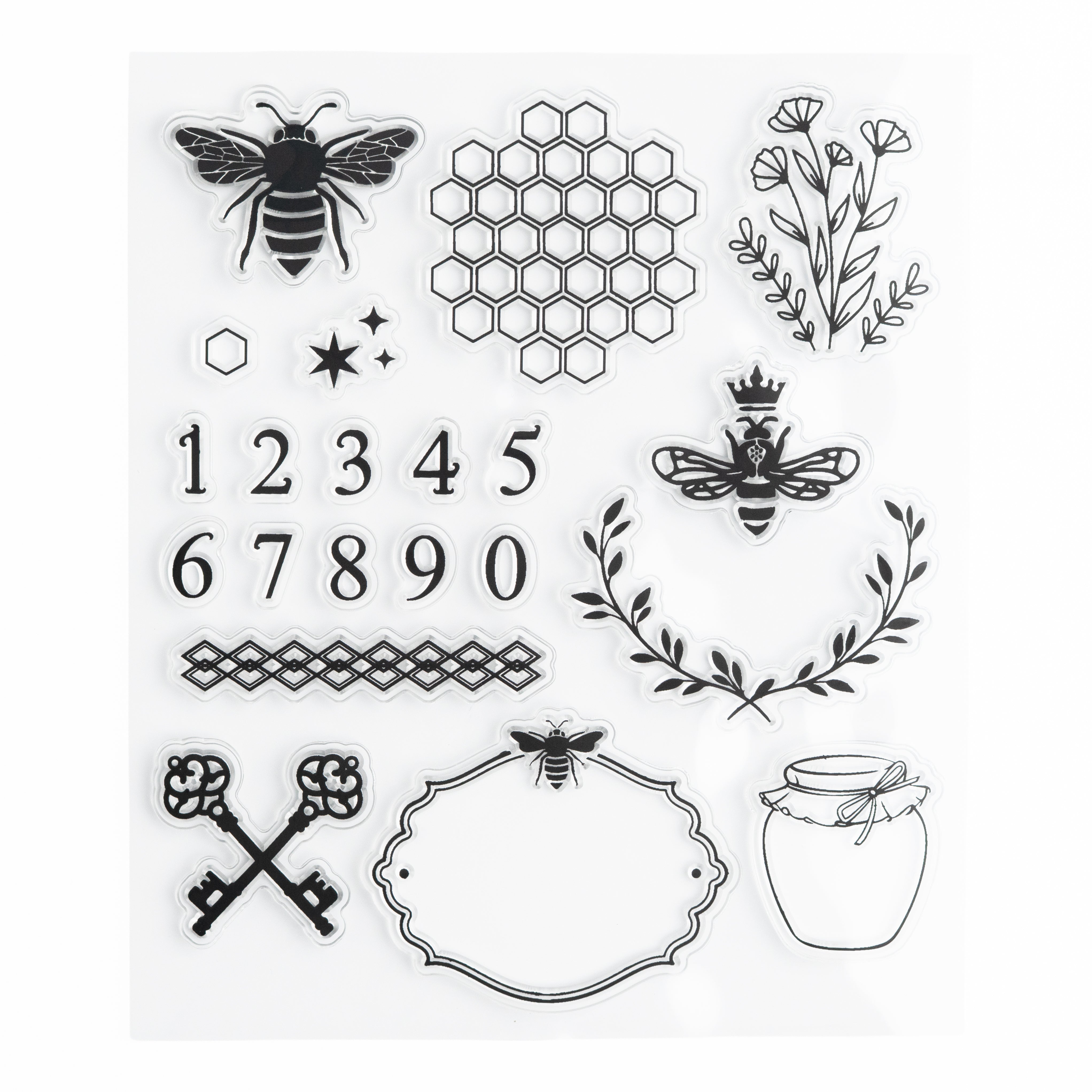 Keeper of Bees Acrylic Stamps – Archer and Olive