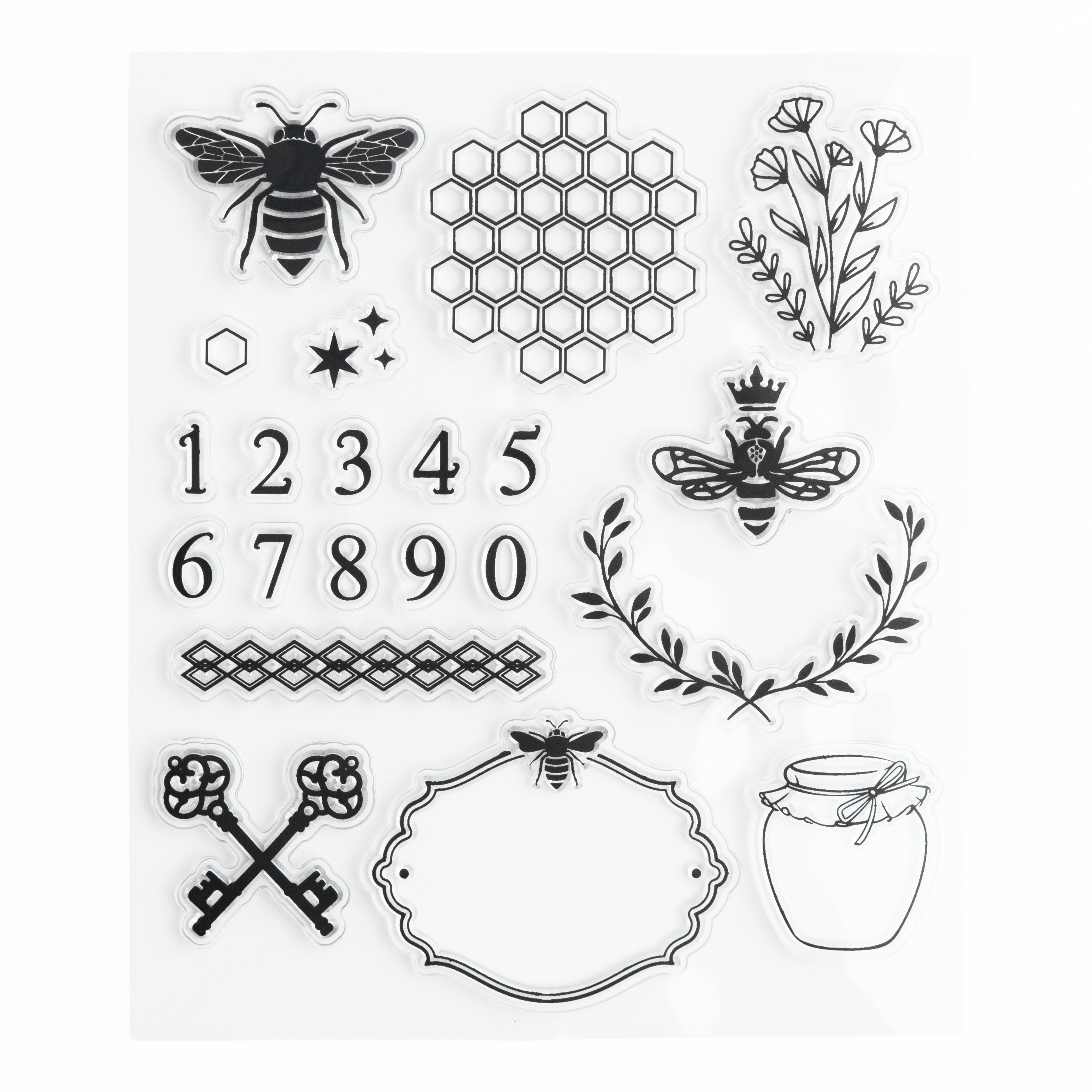 Acrylic Stamp Set – Archer and Olive