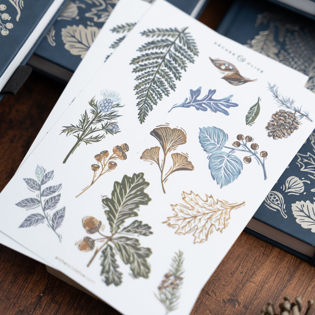 Forest Impressions Sticker Set | Archer and Olive