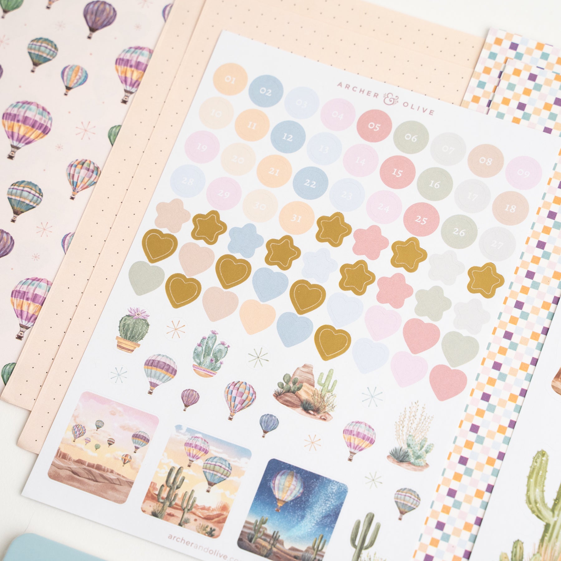 Themed Planning Kits – Archer and Olive