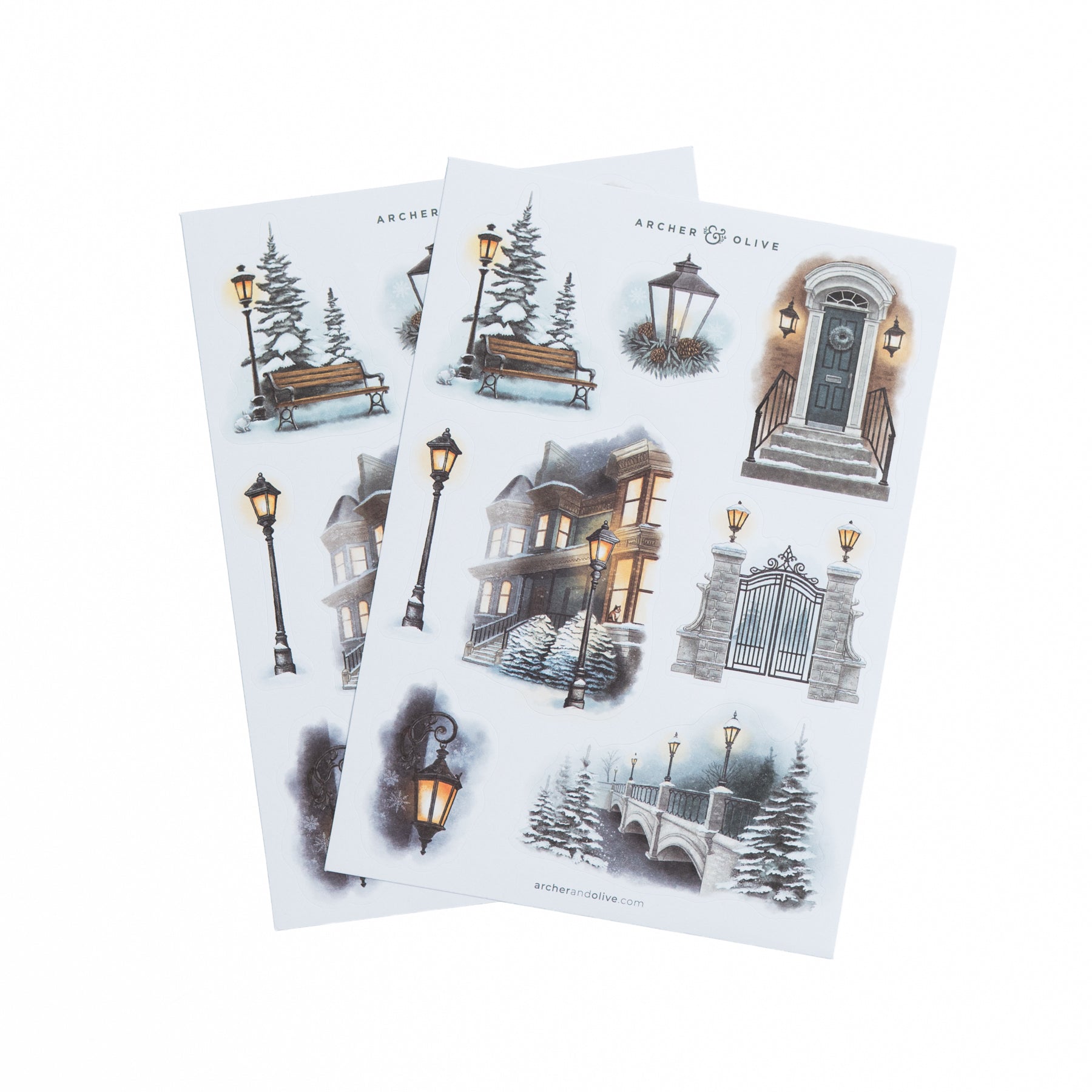 Lamp Post Sticker Set – Archer and Olive