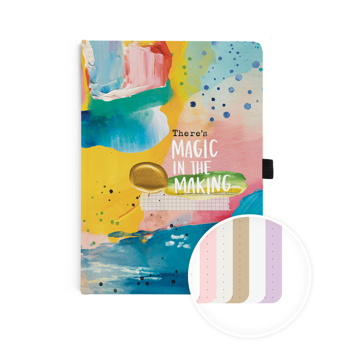 A5 Dot Grid Notebook with Mixed Pages: Magic in the Making with Amy ...