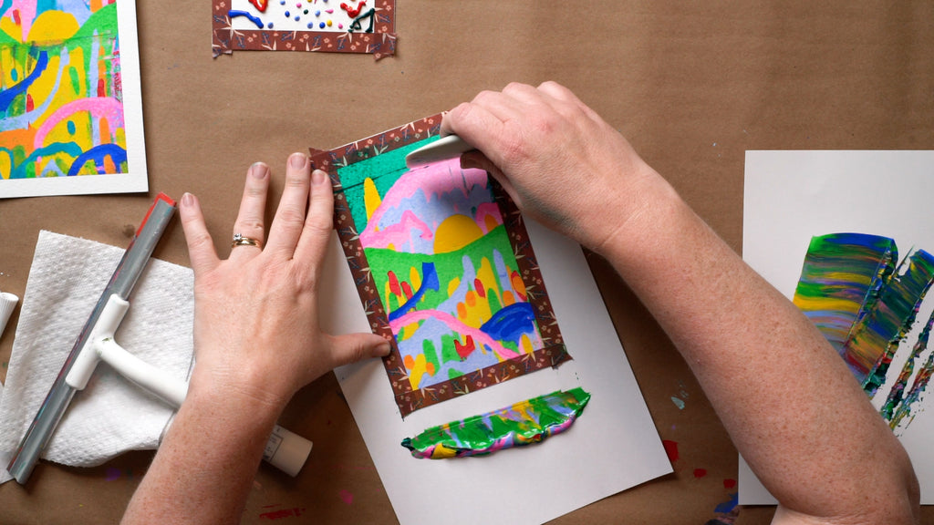 UNBOUND Abstract Scrape Art: Digital eCourse | Archer and Olive